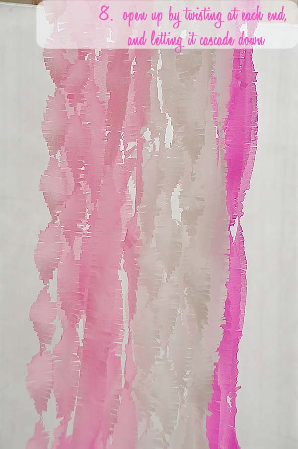 A Passion for Pink {Crepe Paper Curtains} | Our Phenomenal Life