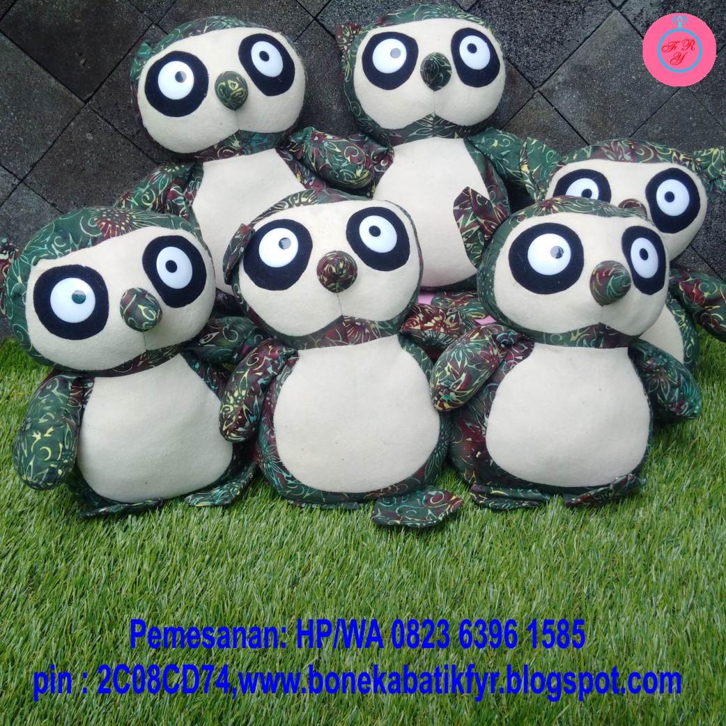 Jual boneka batik, Jual boneka batik hewan, Jual boneka batik kain perca