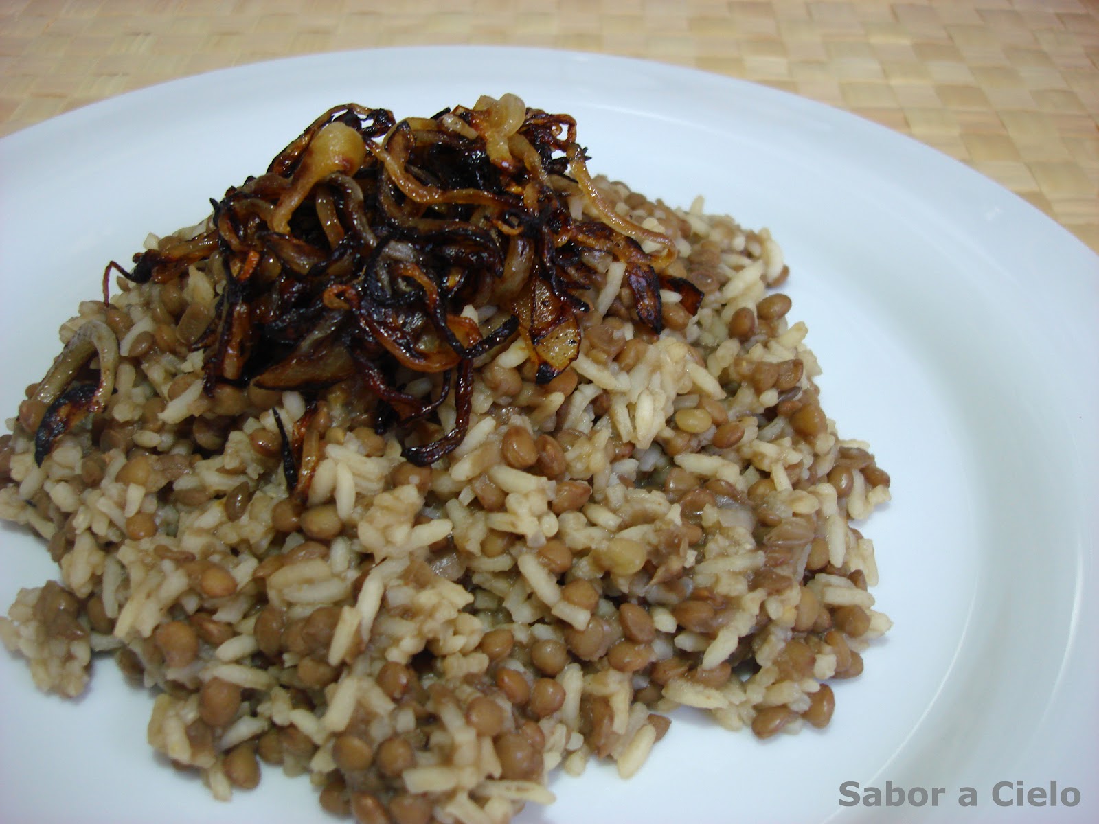 Sabor a Cielo: Arroz con lentejas