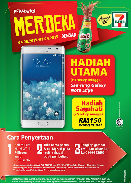 Contest Peraduan Malaysia: Peraduan Merdeka dengan Milo Nutri-G