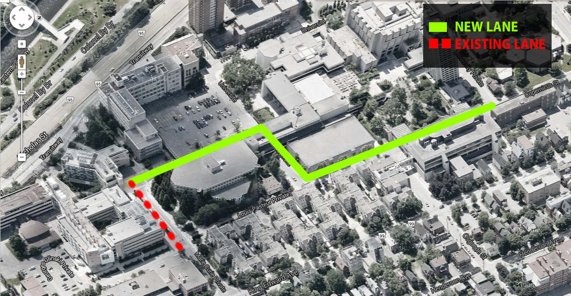 A New Bike Lane for the uOttawa Campus - The Sustainabilitree