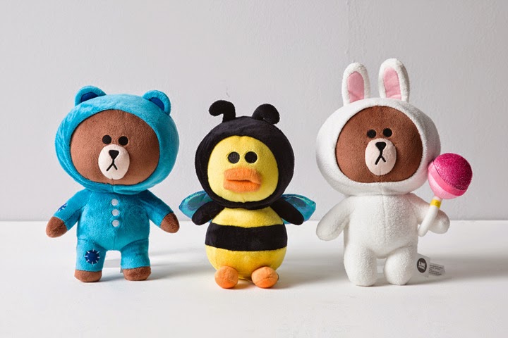 Mobile Game LINE RANGERS UNDERWEAR BROWN Plush Toy Stuffed Character ...