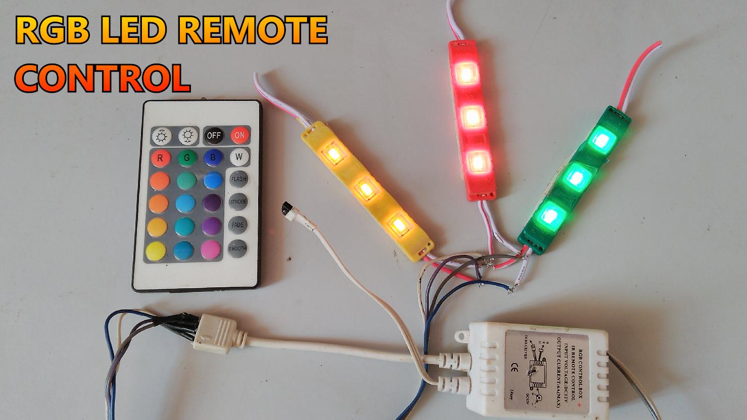 RGB LED Light Remote control