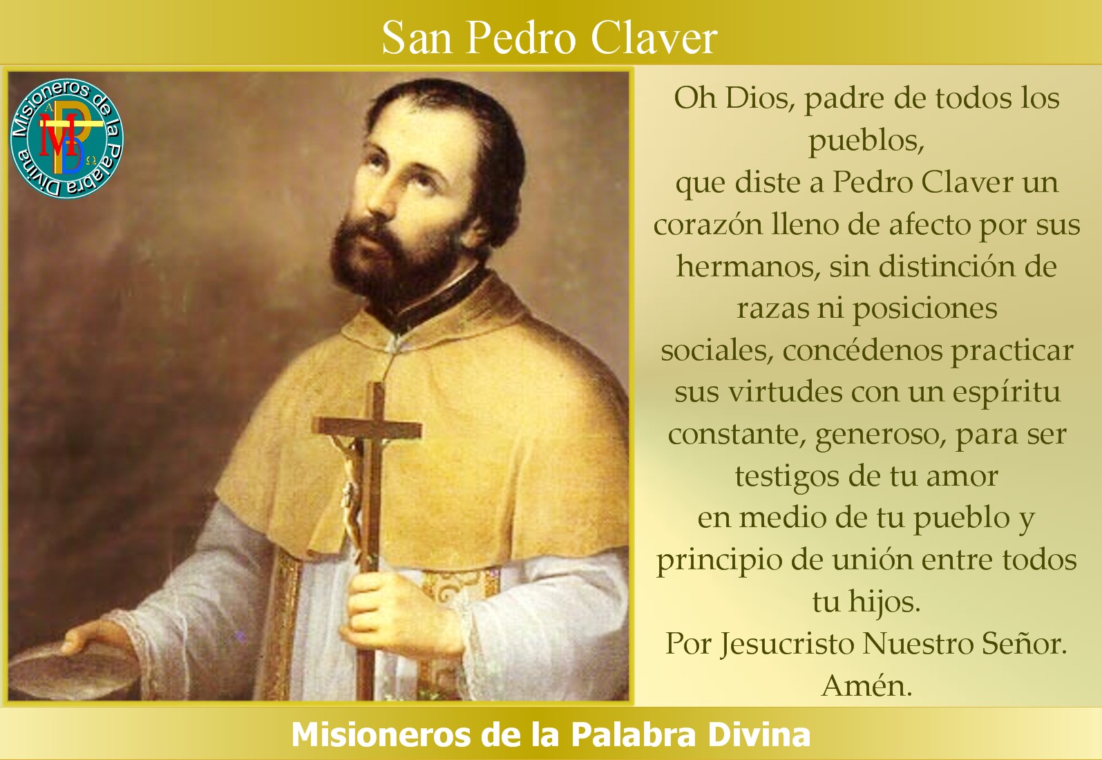 Un Padrenuestro, Un Avemaría y Un Gloria por el Papa: SANTORAL - SAN ...