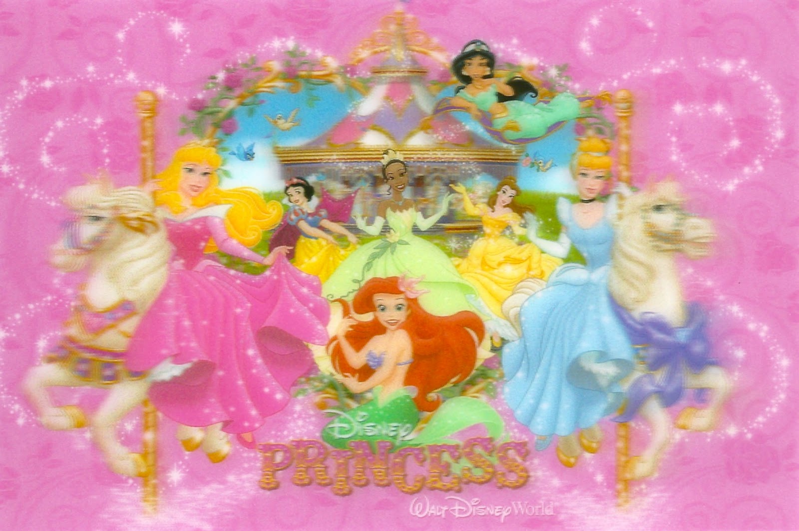My Favorite Disney Postcards: Princess in 3-D, Walt Disney World