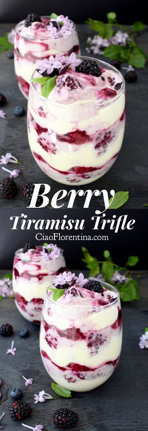 Berry Tiramisu Trifle Recipe