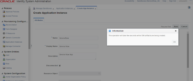 Oracle Identity Manager Academy: Create Disconnected Application Instance