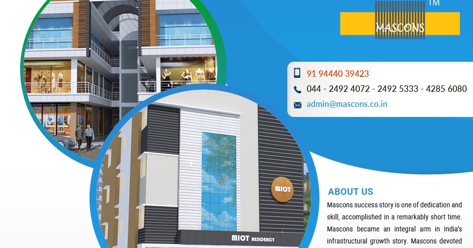 Mascons Engineering & Contracting Company Pvt. Ltd.: Creating quality urban lifestyles, building ...