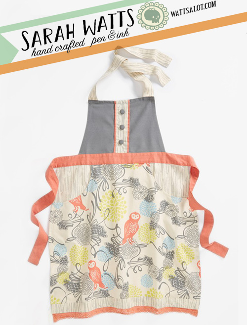 My Owl Barn: Sarah Watts: Apron and Tea Towels