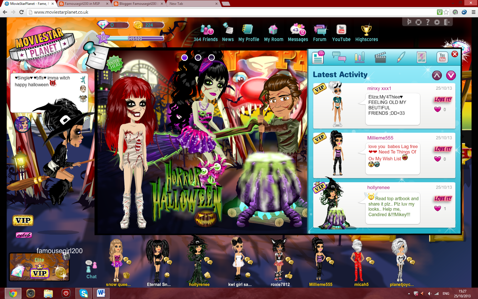 Famousegirl200's Blog ;): 2013-10-20