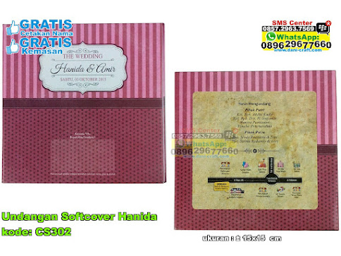 Undangan Softcover Hanida | Souvenir Pernikahan