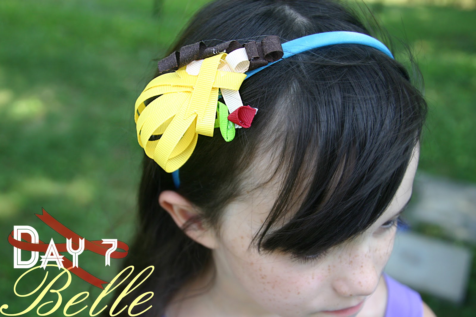 Grosgrain: Day 7: Belle Inspired Disney Ribbon Sculpture Pattern