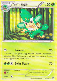 Simisage -- Pokemon X and Y Card Review | PrimetimePokemon's Blog