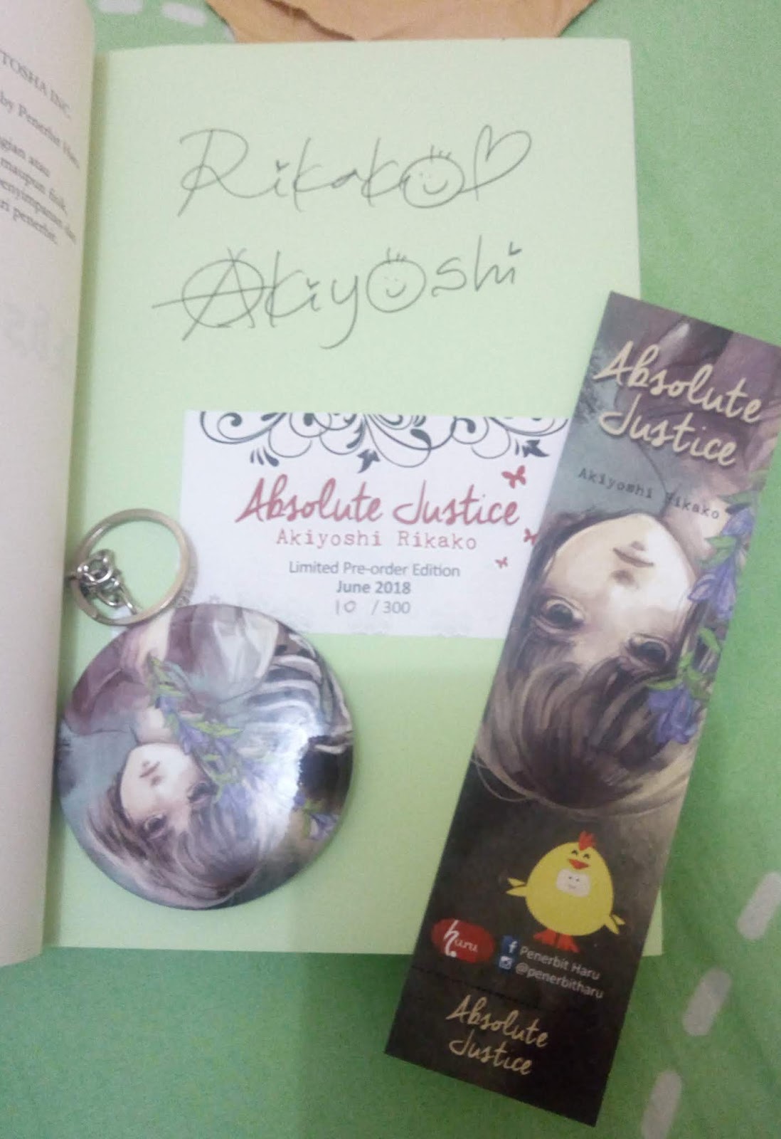 [Book Review] Absolute Justice - Akiyoshi Rikako