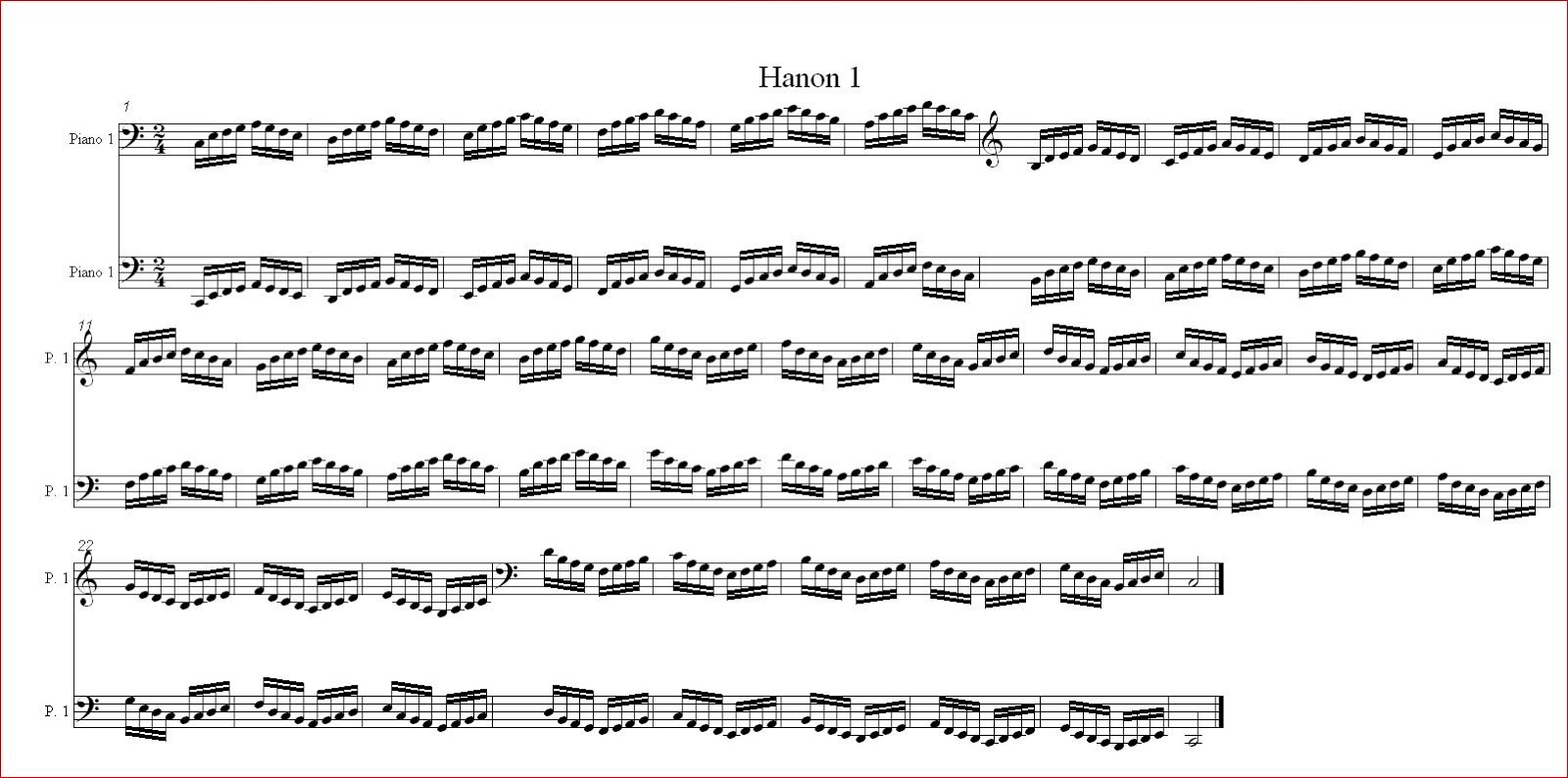 Aprender piano y guitarra: Partituras