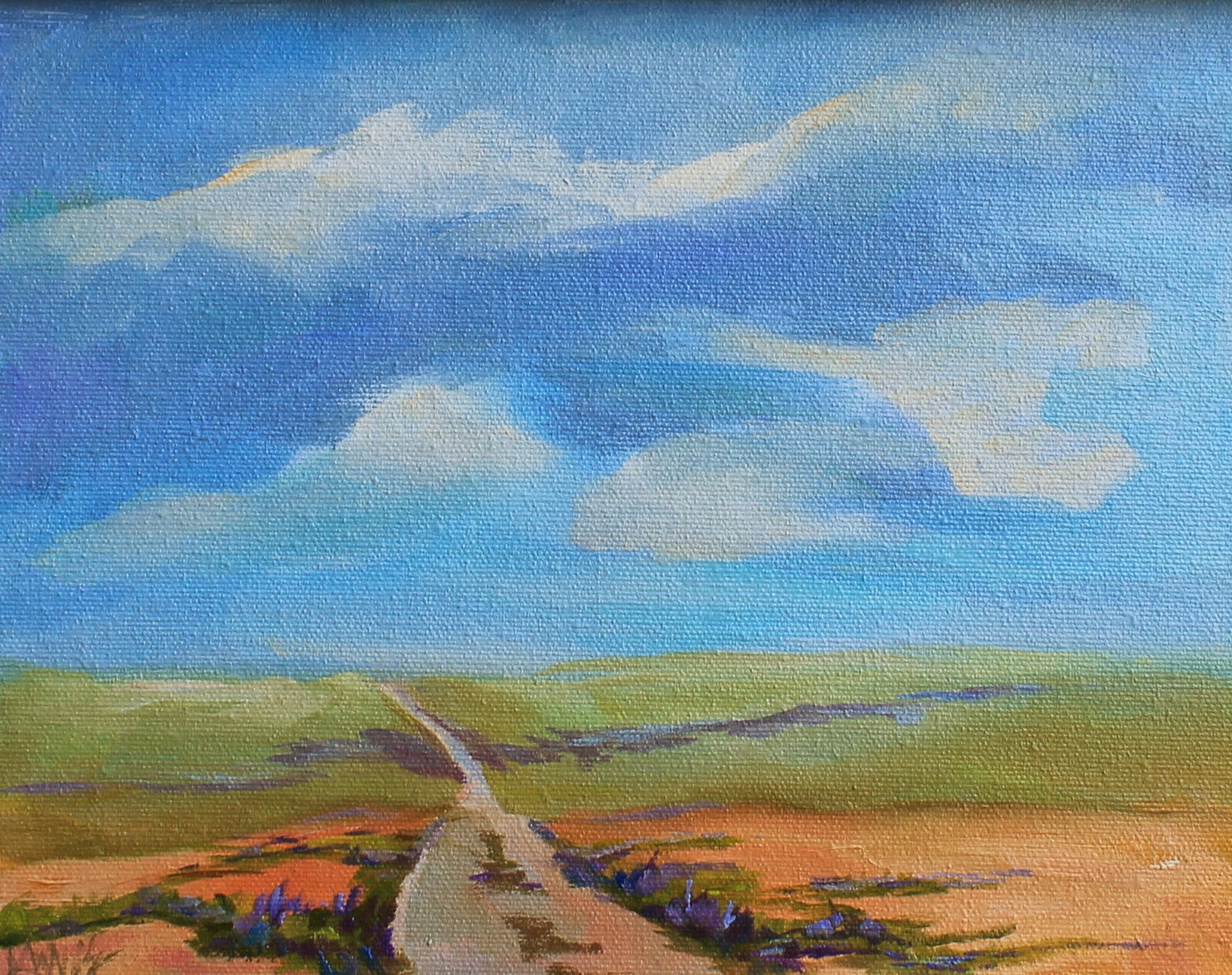 Kay Wyne Fine Art Blog: The Long Road Ahead