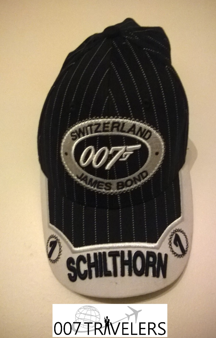 007 Item: Switzerland 007 James Bond Schilthorn Cap - 007 Travelers
