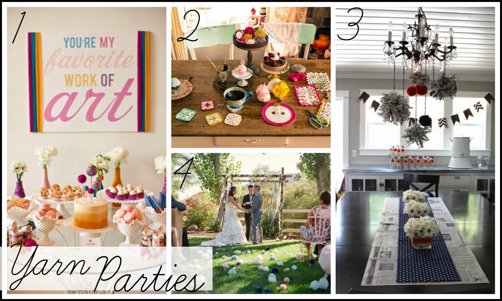 1. Yarn-themed Baby Shower - Inspired By This