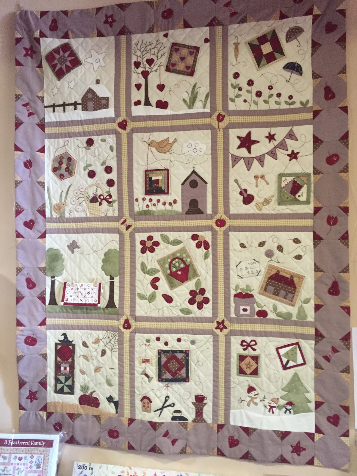 Un Mar de Puntadas. Escuela de Patchwork en Leganés: abril 2016