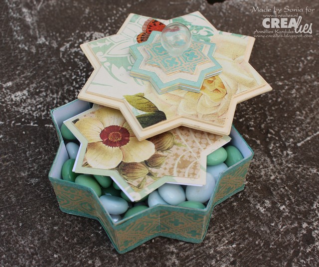 Crealies: Crealies Star Shaped Box