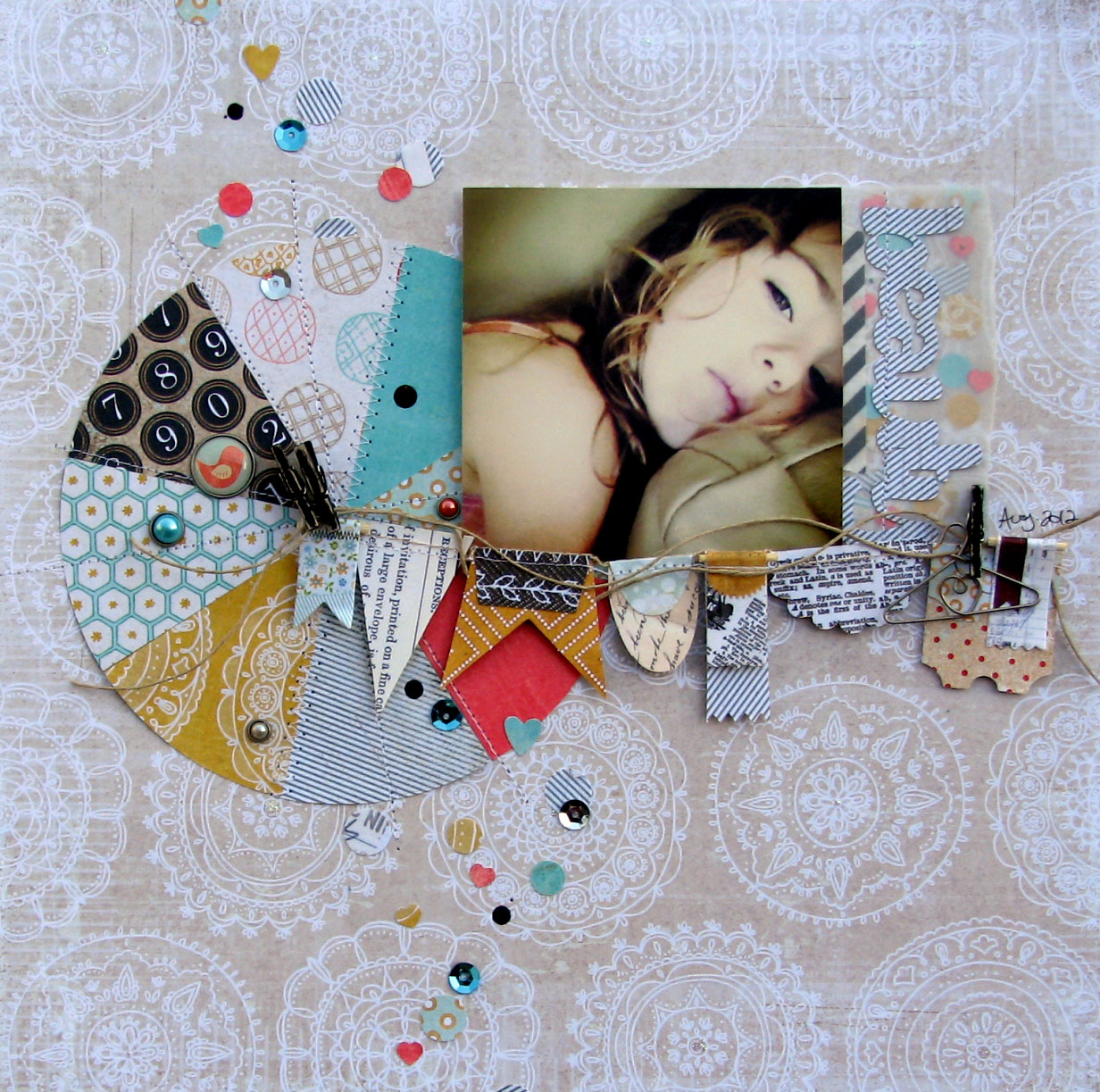 Nicole Nowosad: Basic Grey Paper Cottage