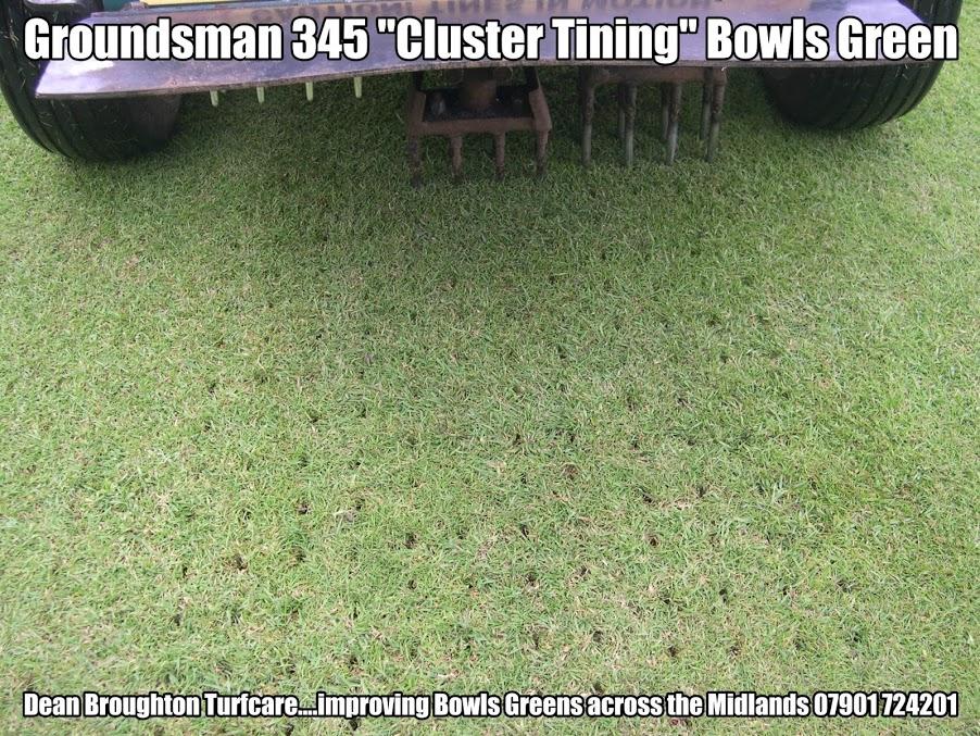 Dean Broughton Turfcare: "Needle Tining" or "Cluster Tining" with a ...