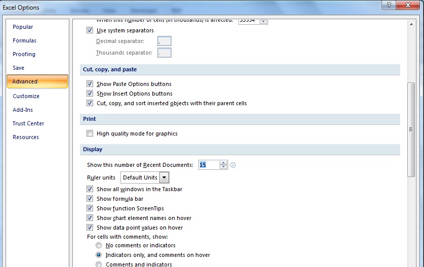 Hapus Recent Microsoft Excel dan Word 2007 dan 2010 ~ Riki Ramdani Saputra