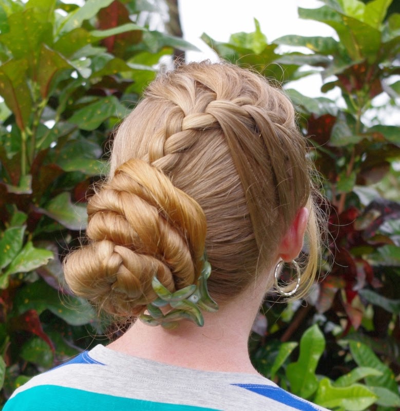 Braids & Hairstyles for Super Long Hair: Half-way Hairstyle (half ...