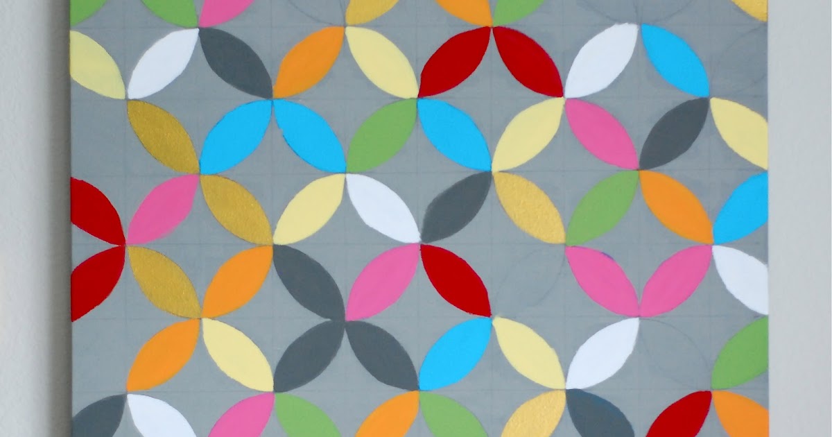 better than i could have imagined: DIY- intersecting circles wall art