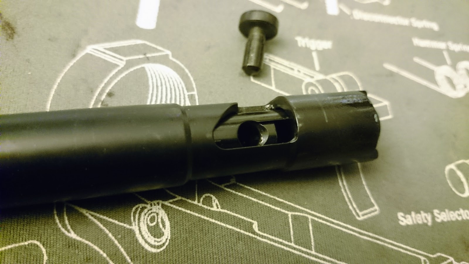 Mister Donut's Firearms Blog: Savage 110 Bolt Body and Bolt Handle Swap
