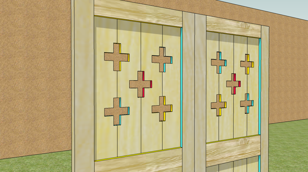 Santa Fe Style Garden Gates