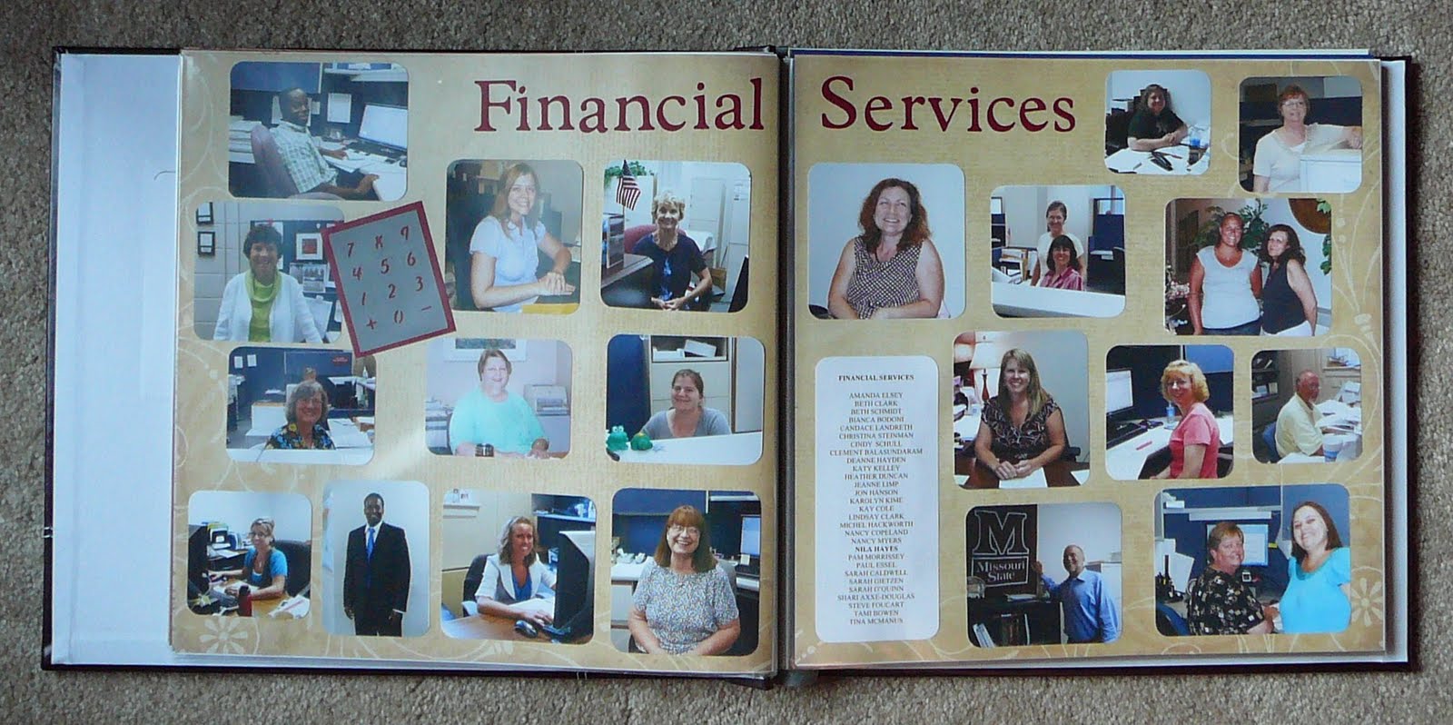 Krystena's Krafts: Retirement Scrapbook