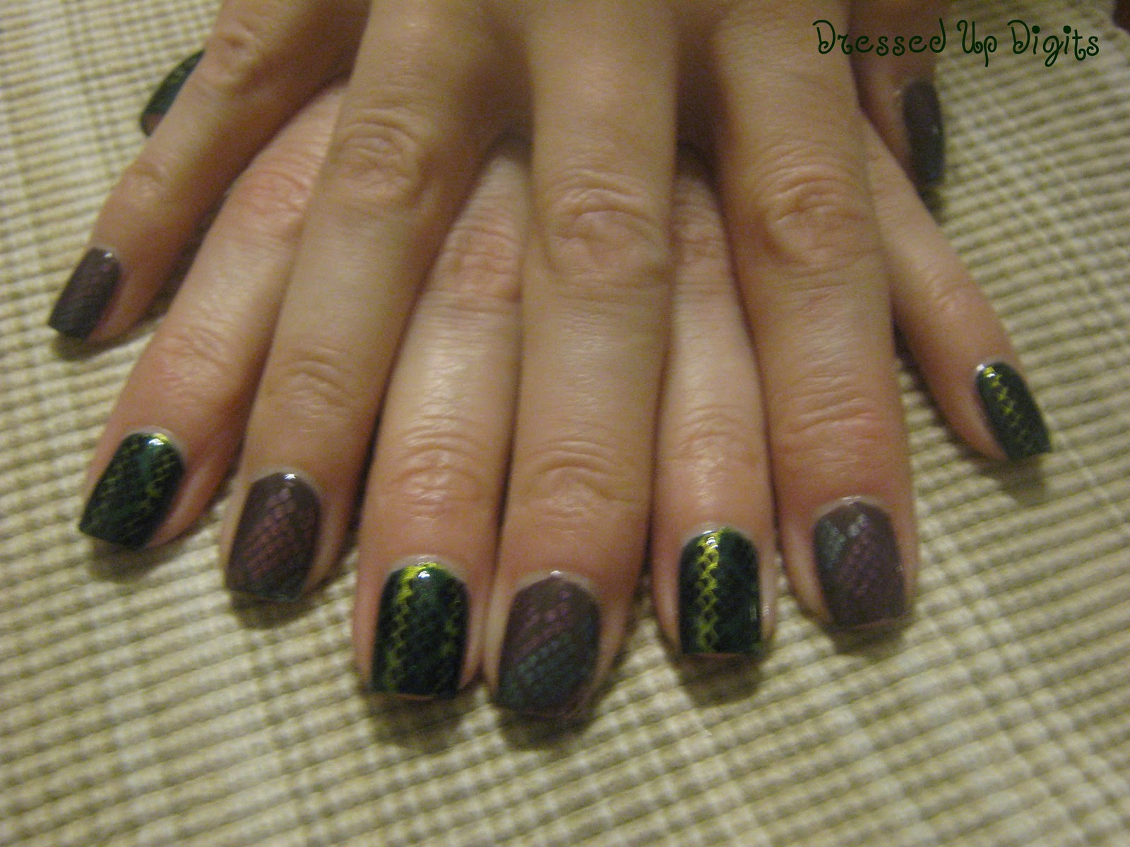 Dressed Up Digits: Animalistic Week--Snake!!!!