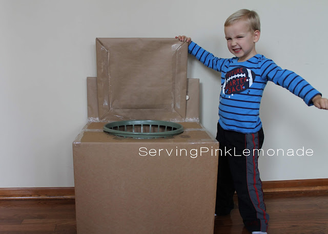 Serving Pink Lemonade: Cardboard Box Washing Machine