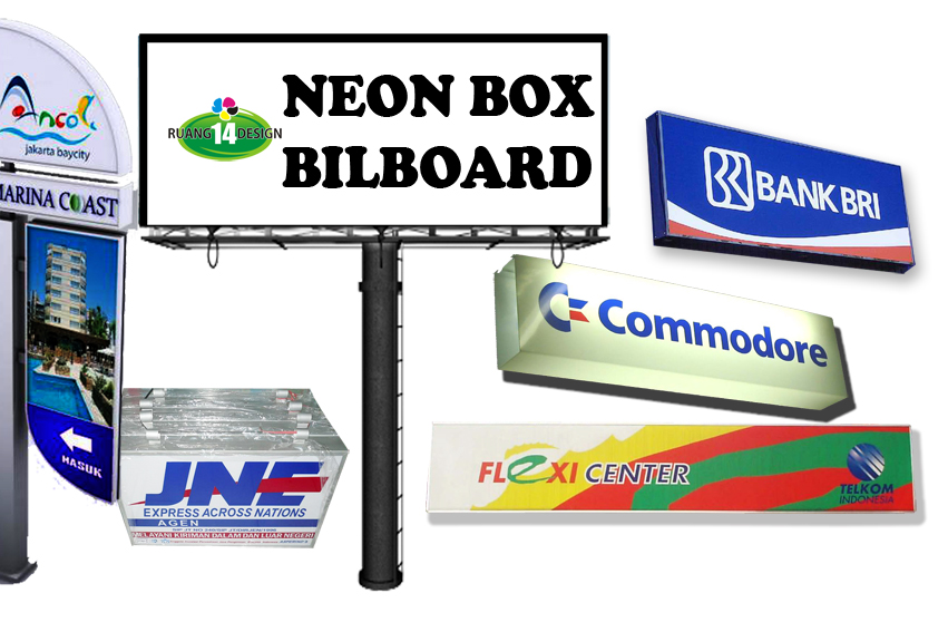 PERCETAKAN - PROMOTION - PRINTING - SABLON: NEON BOX & BILBORD