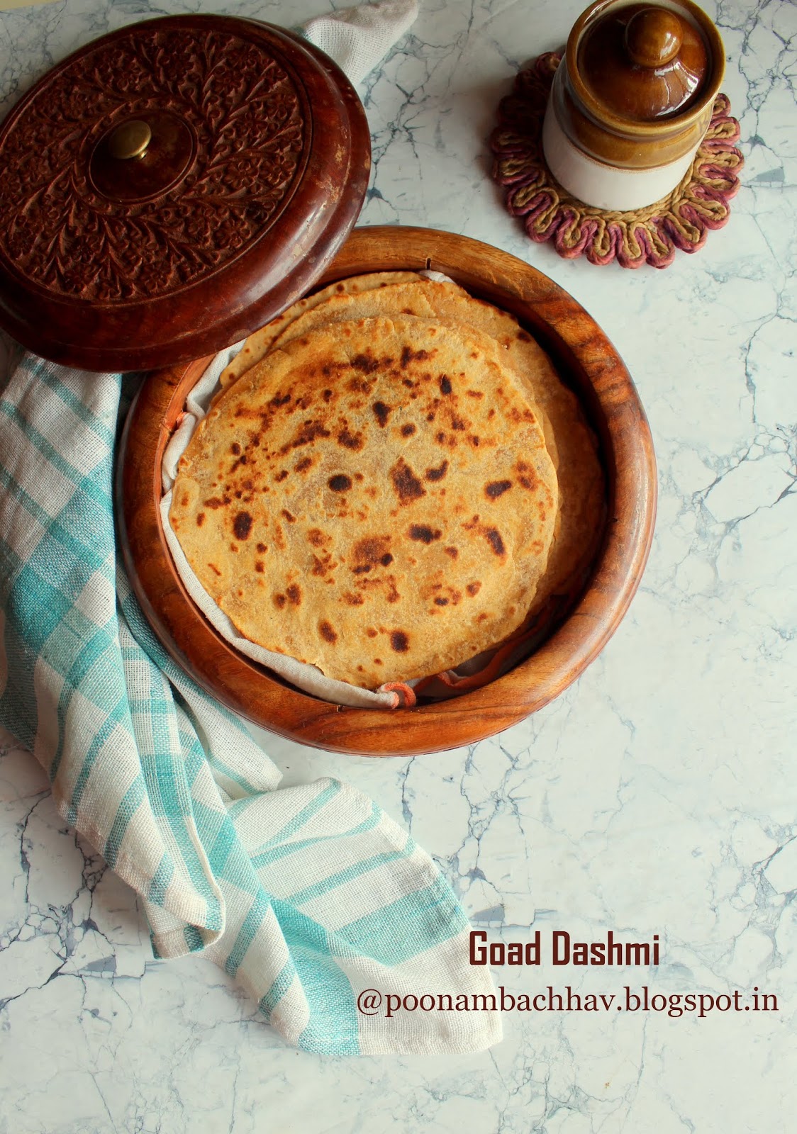 Annapurna: Goad Dashmi / Sweet Flatbread Recipe