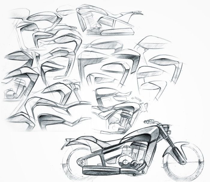 Moto-Mucci: ART&DESIGN: Motorcycle Concept Sketching by Adityaraj Dev
