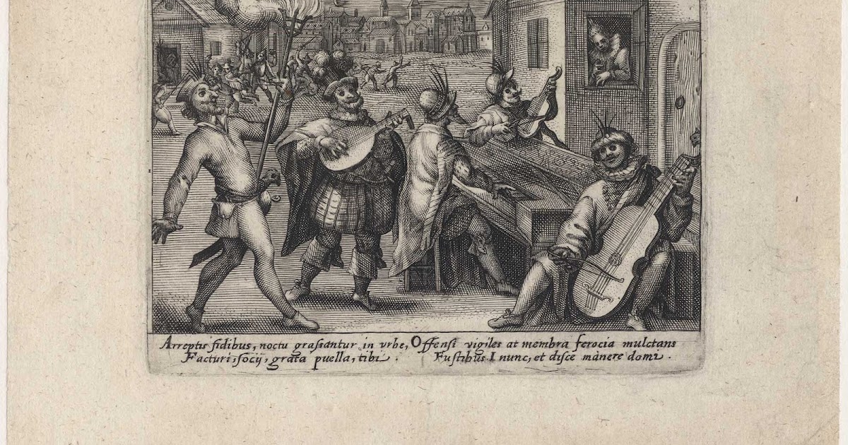 Prints and Principles: Crispijn de Passe the Elder’s engraving, “Nocturnal Serenade”, c1617 ...