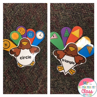 Mrs. Hankinson's Class: Thanksgiving Centers