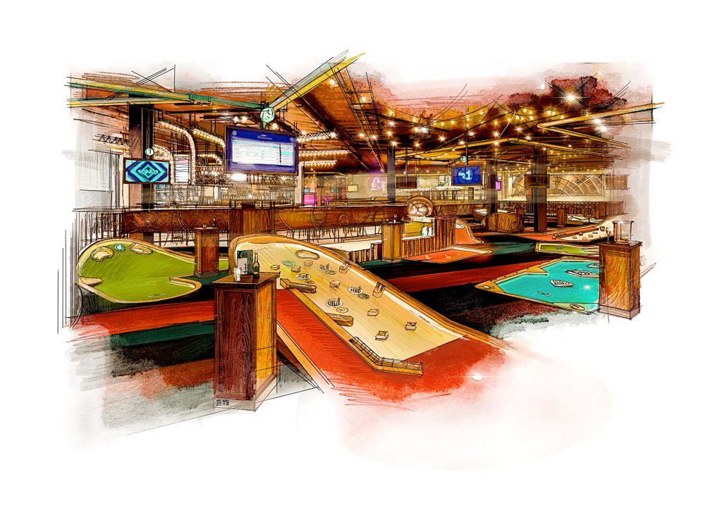The Ham and Egger Files: Puttshack indoor minigolf opening in London