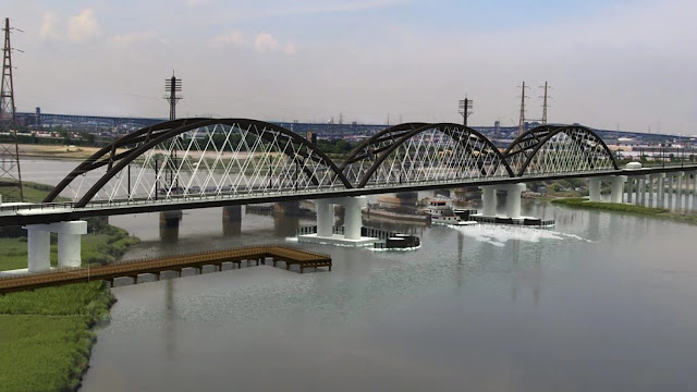 Industrial History: Amtrak/Penn 1910 Portal Bridge over Hackensack ...