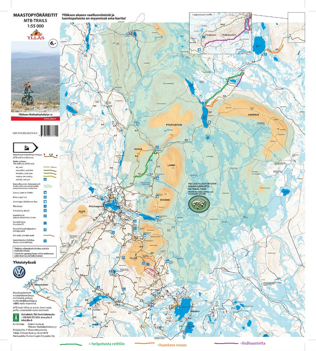 Oodi ulkoilun riemulle: Ylläs- Levi maastopyöräreitti ...