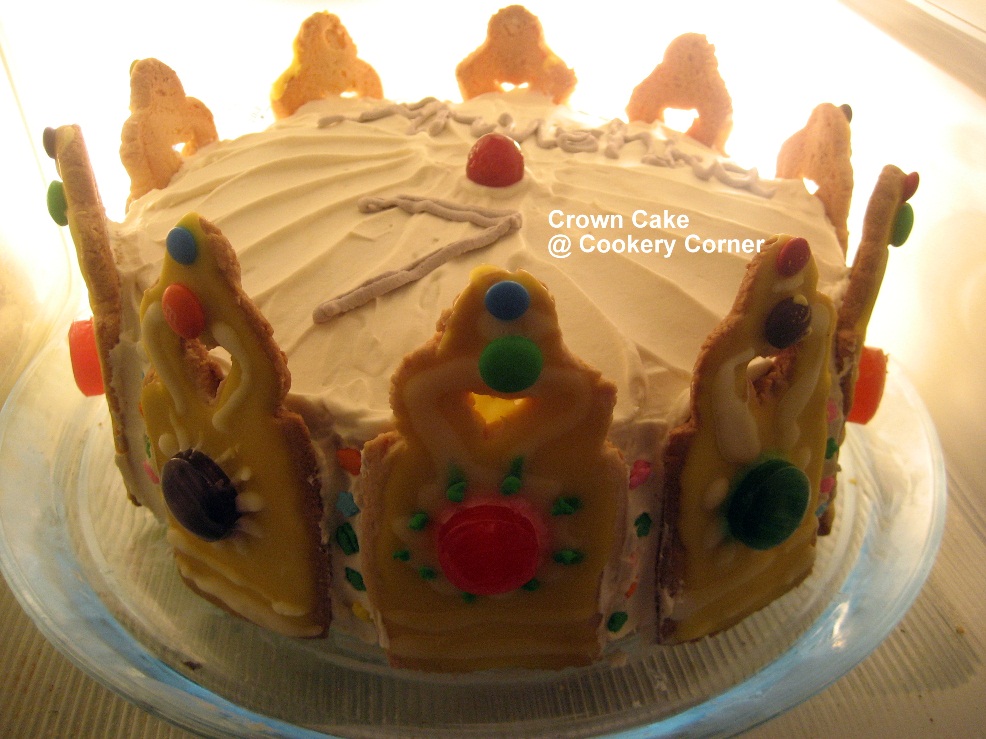 Crown Cake & Easy Icing glaze for cookies