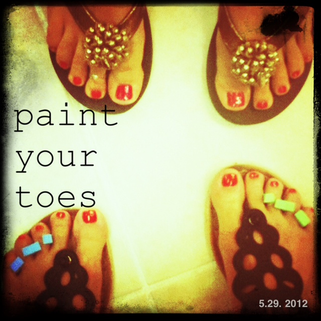 Happy Day Challenge #12: Paint Yo Toes - Living Well + Learning Well