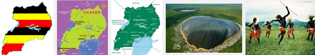 UGANDA - GEOGRAPHY OF UGANDA AND KAMPALA IMAGES