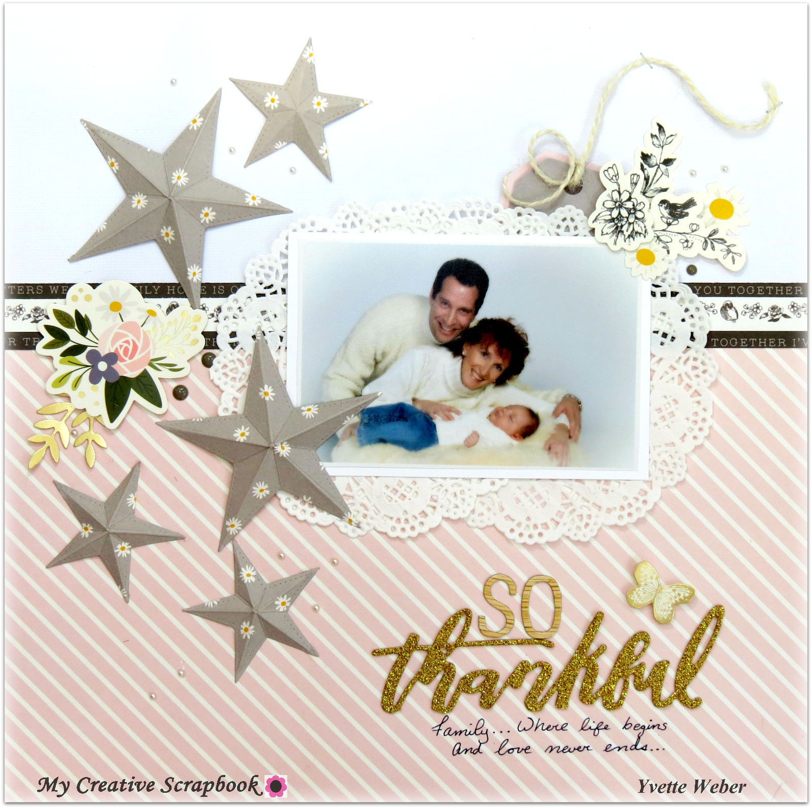 Scrapping With Yvette: My Creative Scrapbook | So Thankful | September ...
