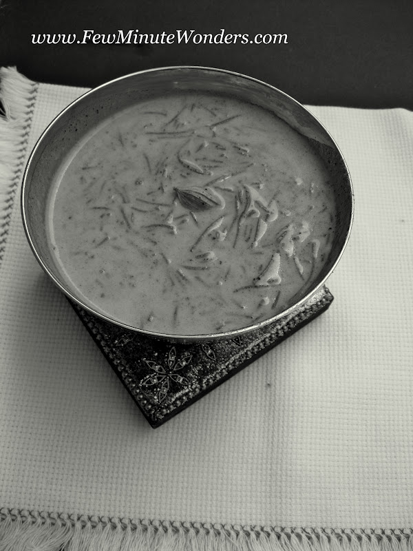 Ragi Semiya Payasam With Brown Sugar/ Millet Vermicelli Pudding With ...