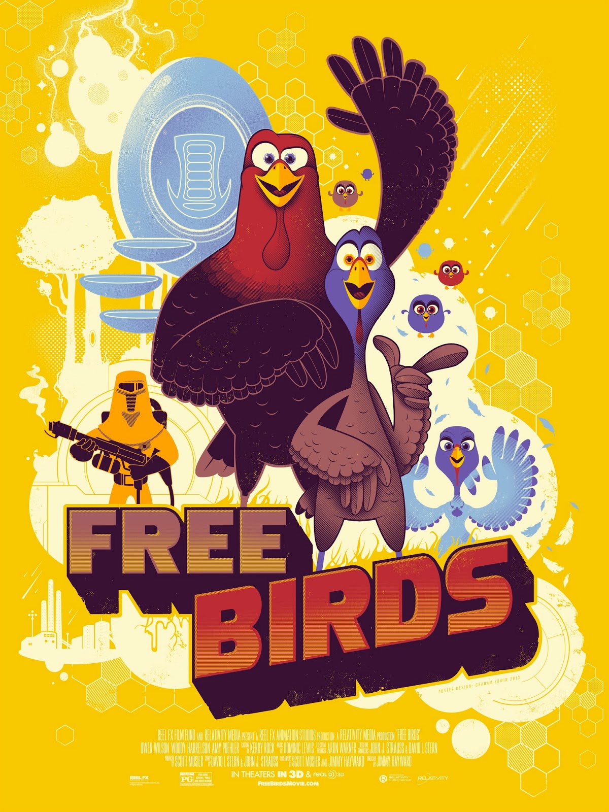 Free Birds Movie Poster