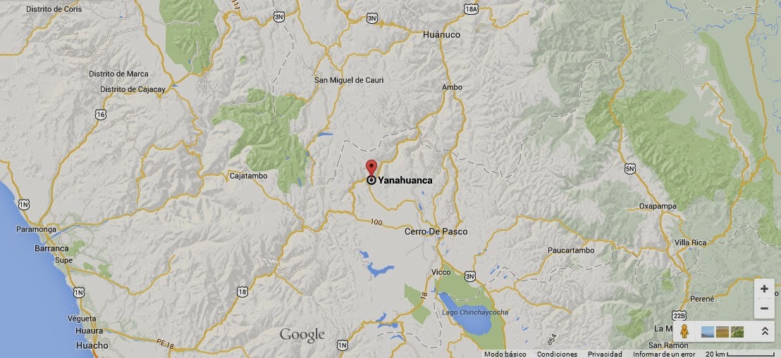 YANAHUANCA: Datos Geográficos