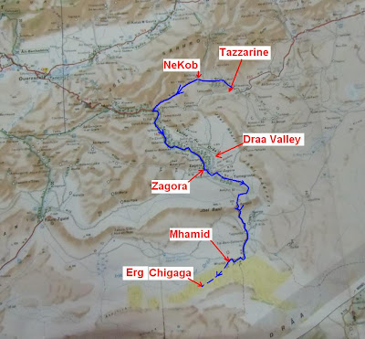 dutchlink: Car Trip Morocco - Day 8 Zagora to Erg Chigaga